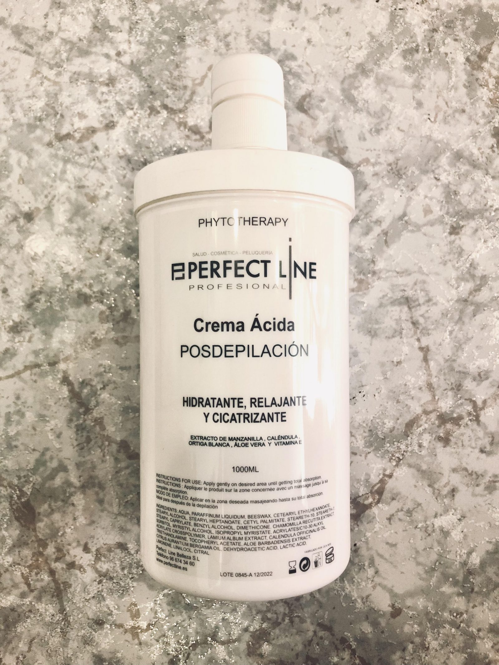 Crema ácida post-depilación 1000ml - Perfect Line - Productos de ...